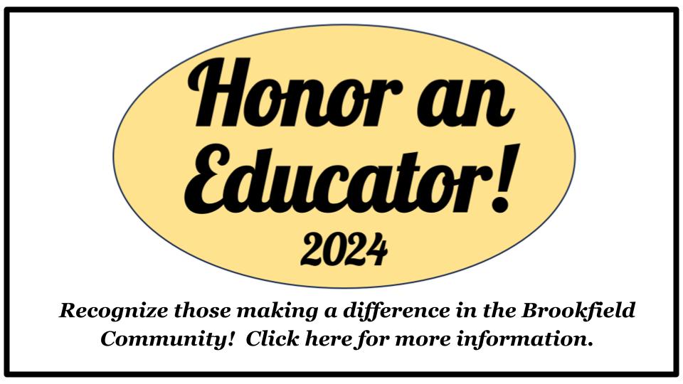 Honor an Educator 2024 – Brookfield Education Foundation